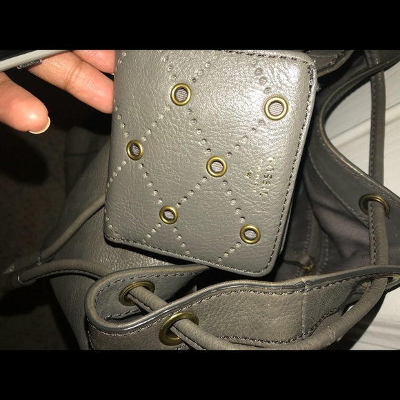 Fossil | Bags | Grey Fossil Purse And Wallet | Poshmark